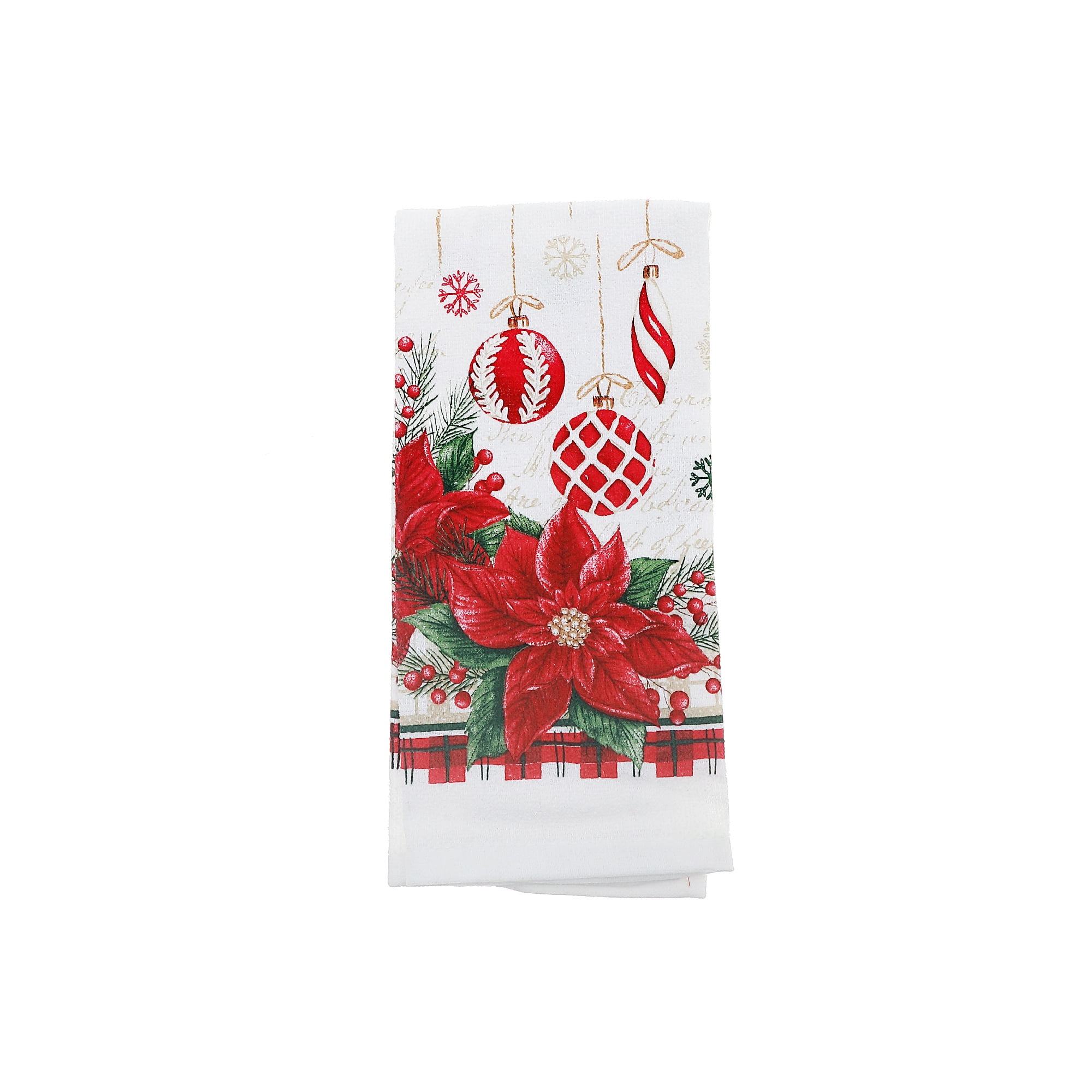 Click here for Ih Casadécor Hand Towel (Poinsettia W/ Ornaments)... prices