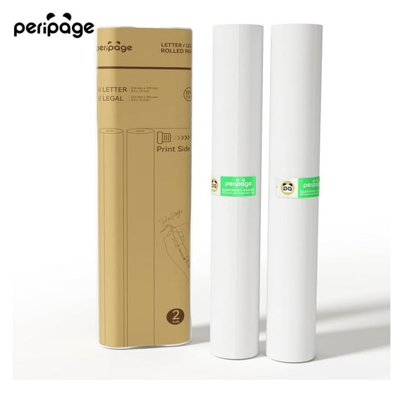 Portbale Printer Thermal Paper 8.5 x 11'' US Letter Size, Quick-Dry ...