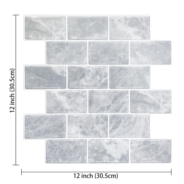 Peel and Stick Premium Wall Tiles Stick On Tiles Kitchen Backsplash ...