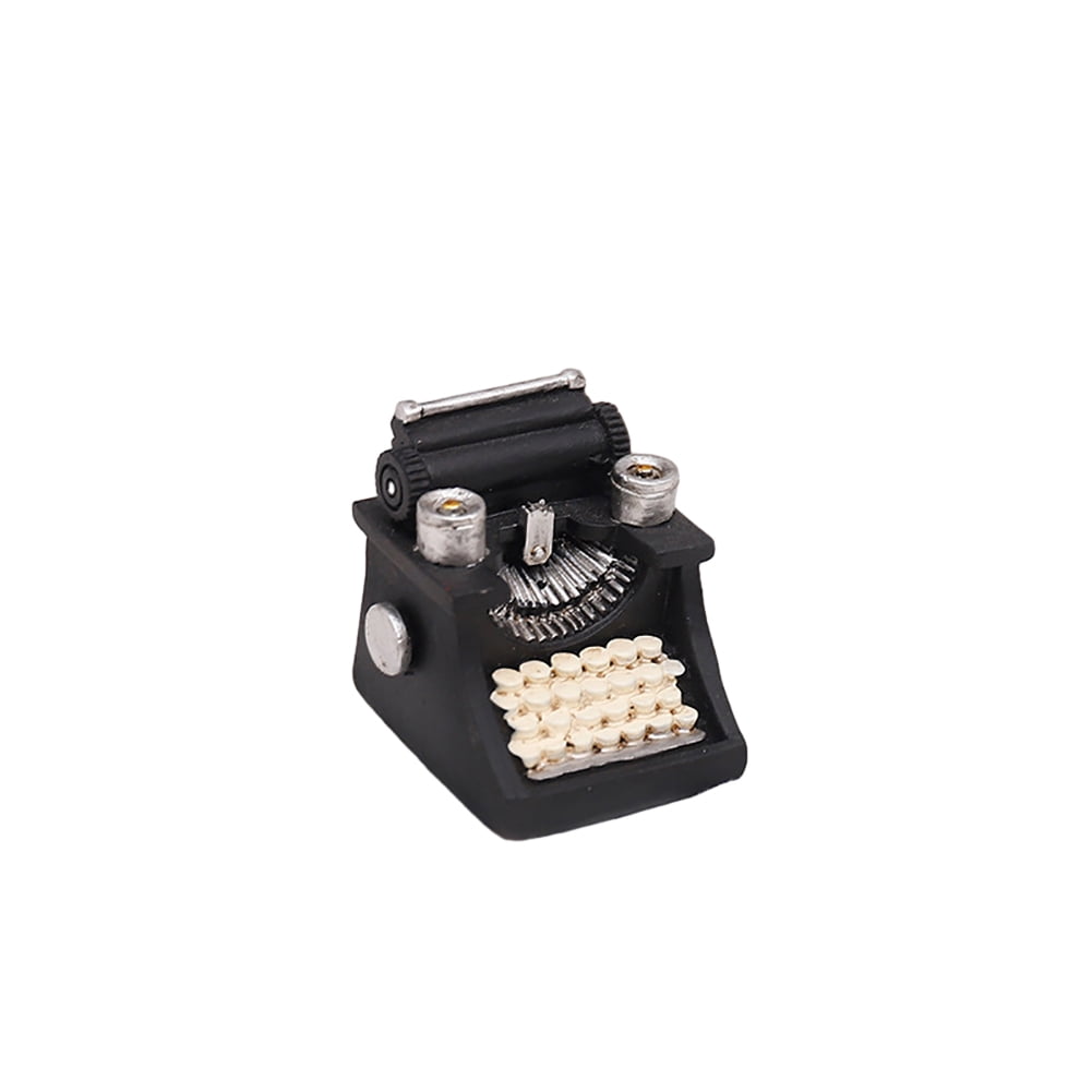 CSCHome Mini Typewriters Ornaments Decorations Made of Resin Small ...