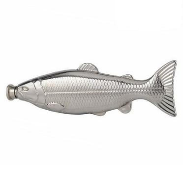 Outset Stainless Steel Fish Travel Flask, 4 Ounce Capacity - Walmart.com