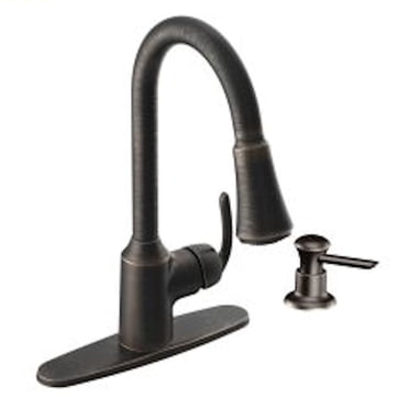 Moen 7425 Chateau Single Handle Kitchen Faucet - Spot Resist Stainless ...