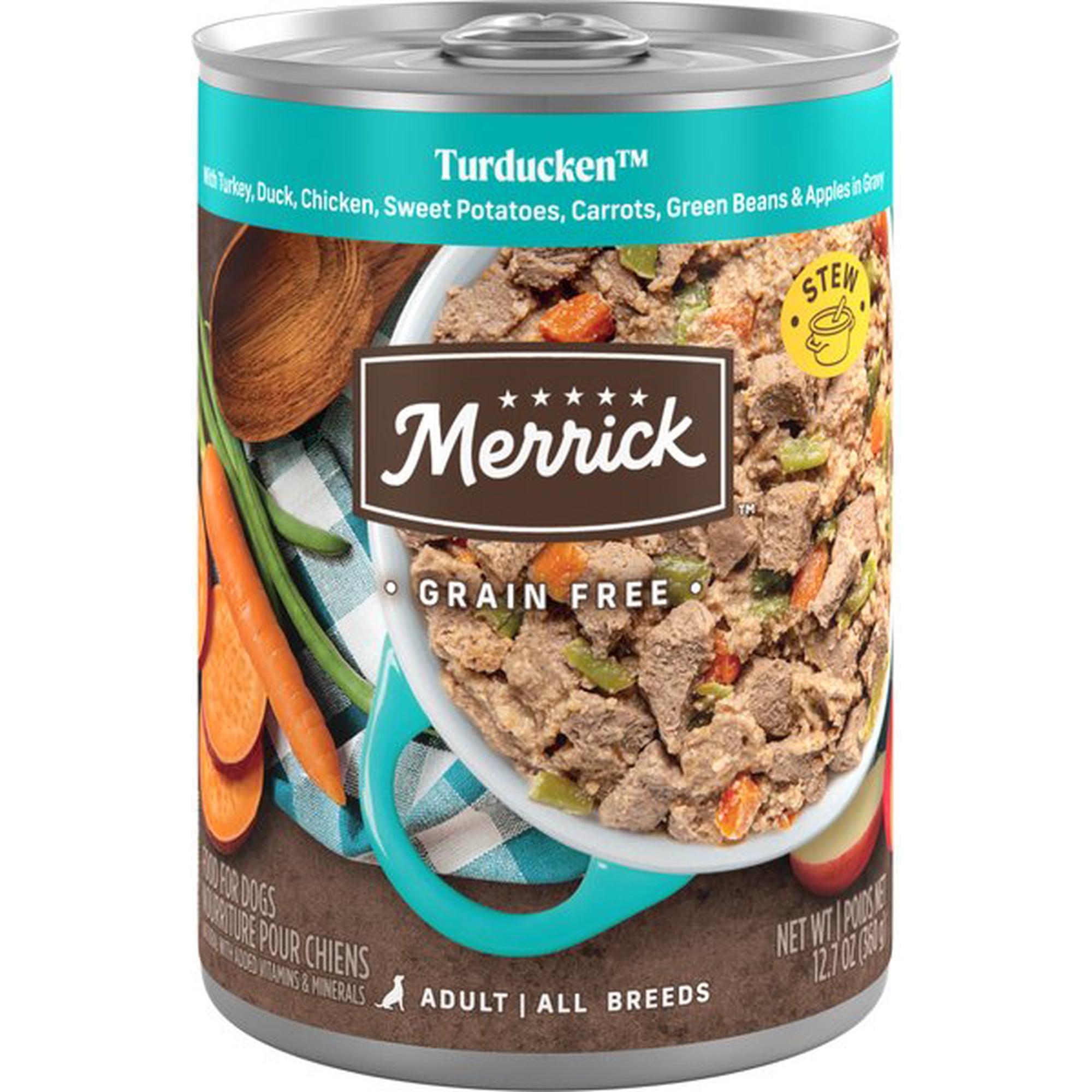 Click here for Merrick Grain-Free Wet Dog Food Turducken  360-G C... prices