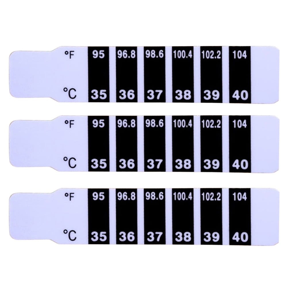 30Pcs Forehead Thermometer Strips Color Sensitive Thermometer ...