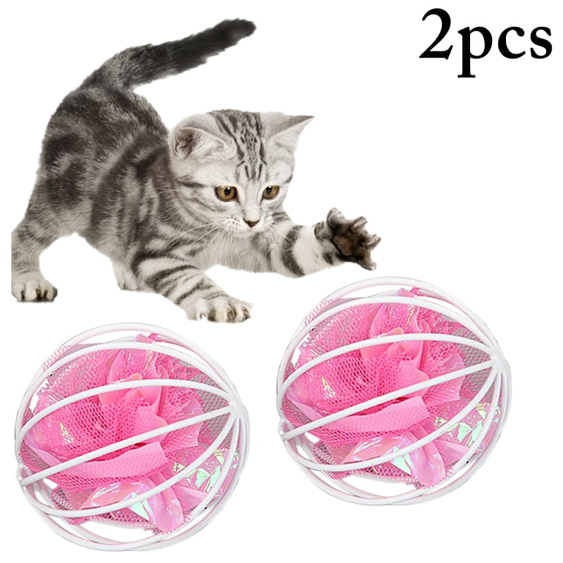 Click here for Nobrand 2pcs Ball Kitten Toys Steel Wire Crinkle B... prices