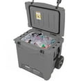 Xspec 45 Quart Towable Roto Molded Ice Chest Outdoor Camping Cooler ...