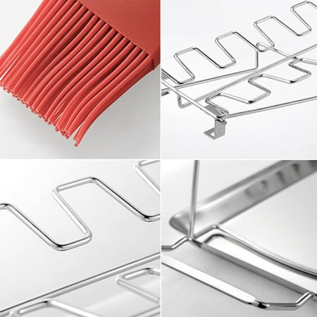 fastboy Barbecue Rack Chicken Leg Grill Roaster Holder Foldable Design ...