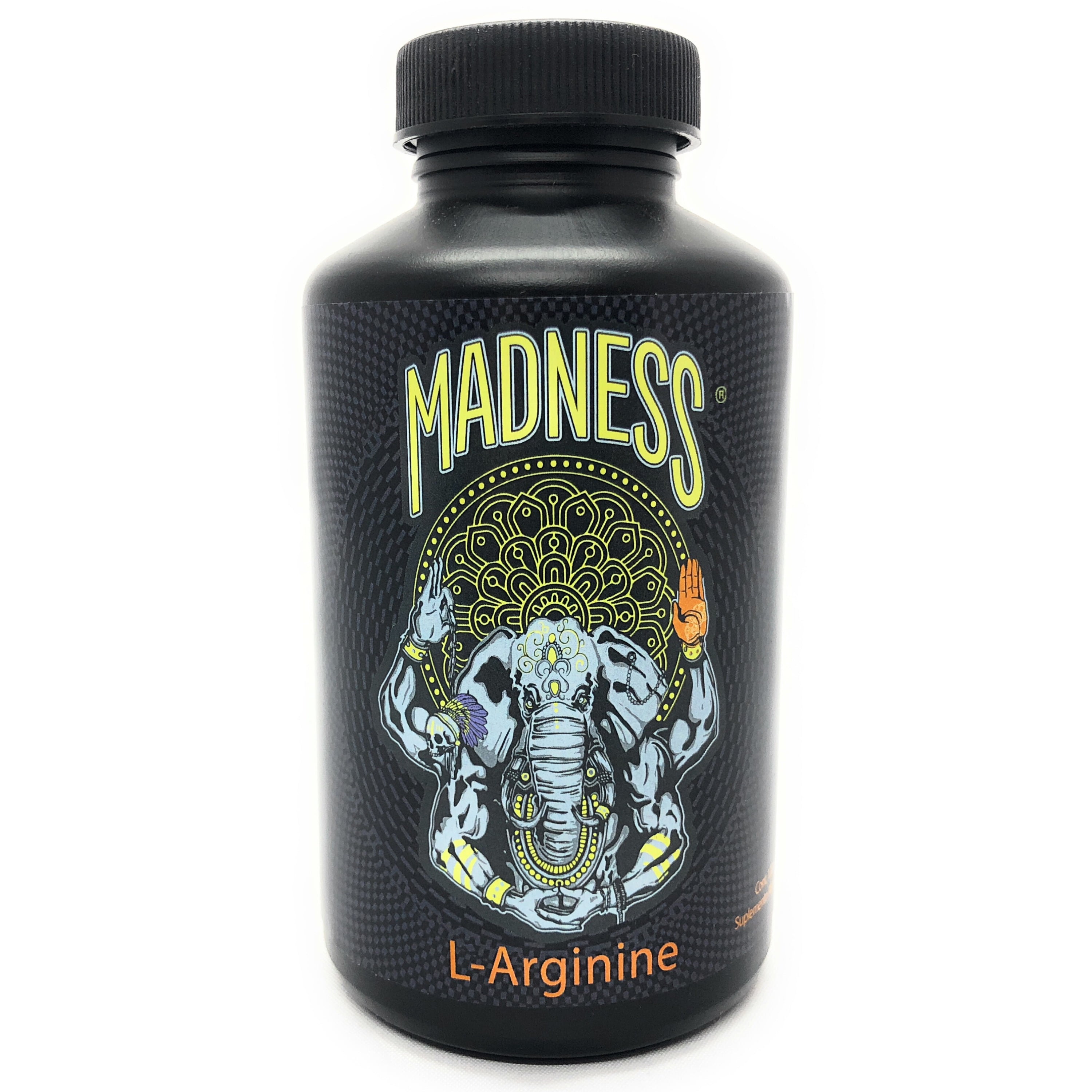 L-Arginina 120 cápsulas 250 mg Madness Lab L-Arginina | Bodega Aurrera en línea
