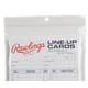 Rawlings 4-Part Carbonless Coaches Baseball/Softball Lineup Cards (17LU ...