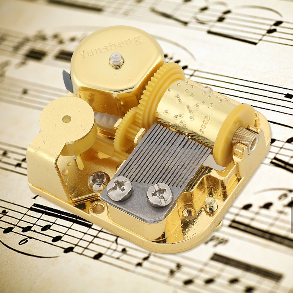 Rdeghly Music Box Movement Gift,Movement,Gold Plating Music Box ...