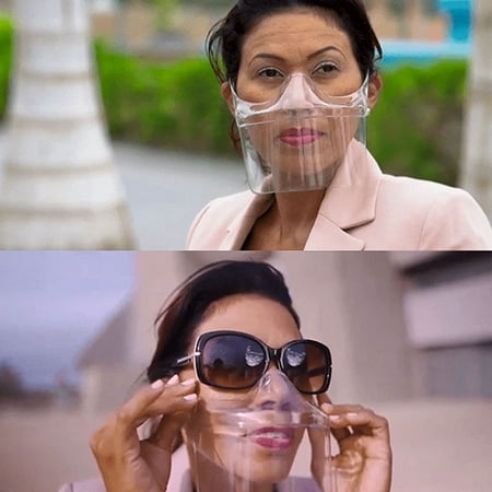 Head-mounted Transparent Masks Anti Saliva Plastic Kitchen Mask ...