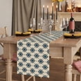 Bohemian Diamond Pattern Table Runner 13x70 Inch Boho Tribal Farmhouse ...