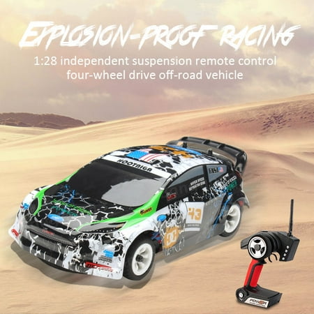 Wltoys K989 1/28 2.4G 4WD Brushed RC Remote Control Rally Car RTR with ...