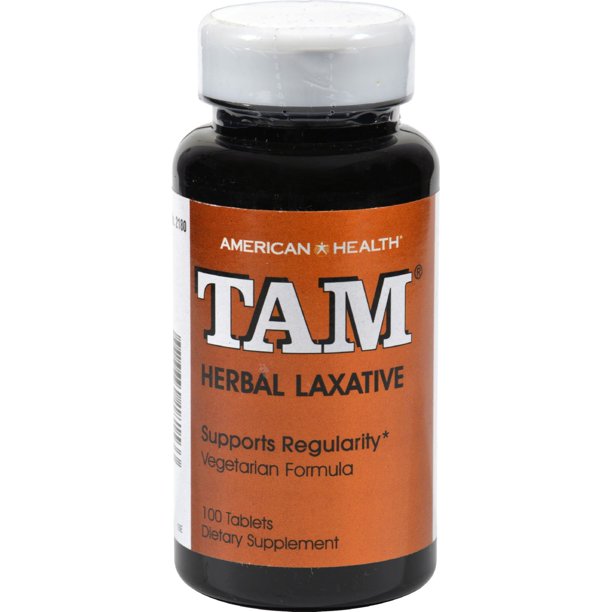 American Health Tam Herbal Laxative - 100 Tablets - Walmart.com ...