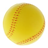 's Soft Training Softball, PU Foam Yellow Baseball Ball for Practice 7 ...