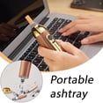 Ash-Proof Car Ashtray with Cigarette Tip, Prevent Ash Falling, Mess ...