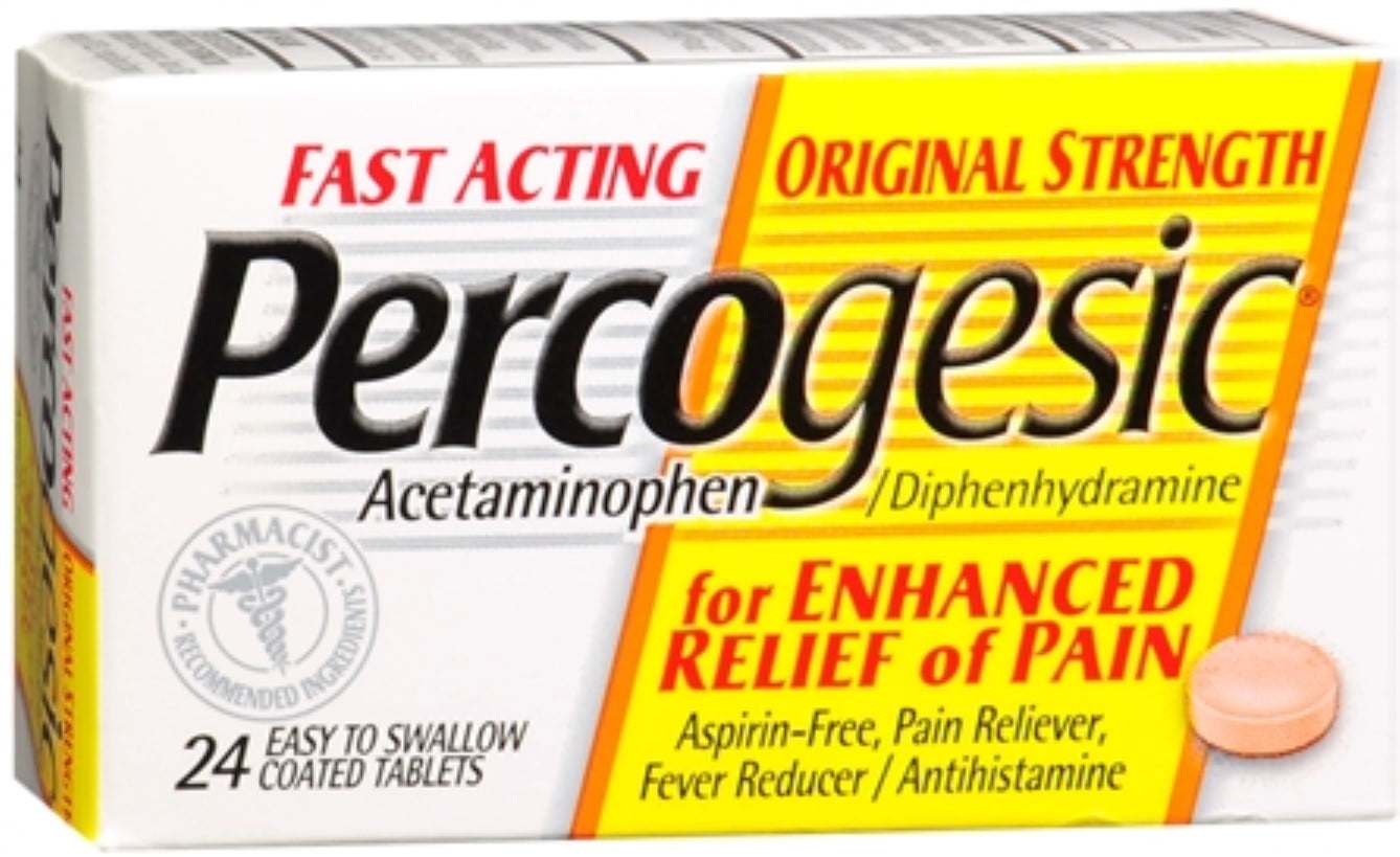 Percogesic Fast Acting Original Strength for Enhanced Relief of Pain ...