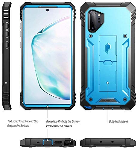 Galaxy Note 10 Plus Rugged Case with Kickstand, Poetic Heavy Duty ...