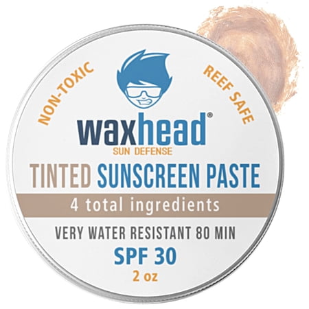 Waxhead Tinted Surf Sunscreen - for all Outdoor Athletes, Tinted Zinc ...