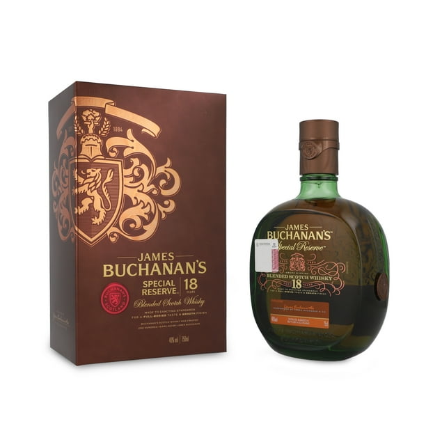 Whisky Buchanan's Special Reserve 18 Años Blended Scotch 750 ml ...