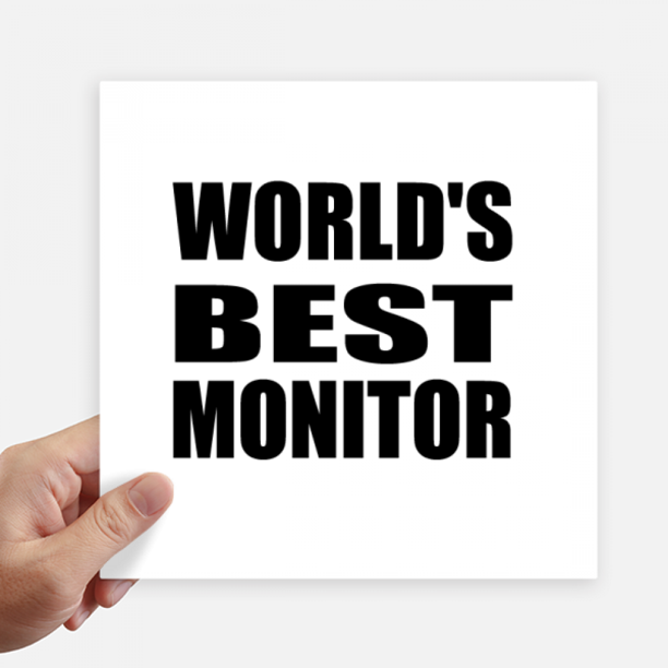 World's Best Monitor Graduation season Sticker Tags Wall Picture Laptop ...