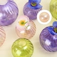 NEXAVKPR Decorative Glass Ball Vases Clear French Design Small ...