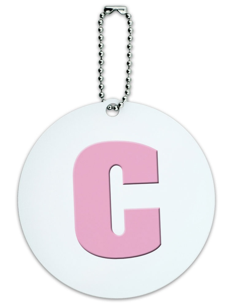 Graphics and More Letter C Initial Baby Girl Block Font Pink Shower ...