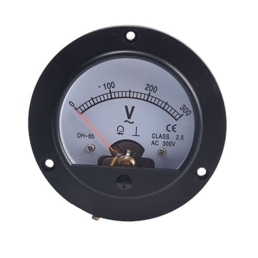 0-600V Analog Panel Volt Voltage Meter Voltmeter Gauge - Walmart.com