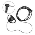 JUNTEX D-Type Earpiece Headset PTT Mic For Motorola Talkabout Walkie ...