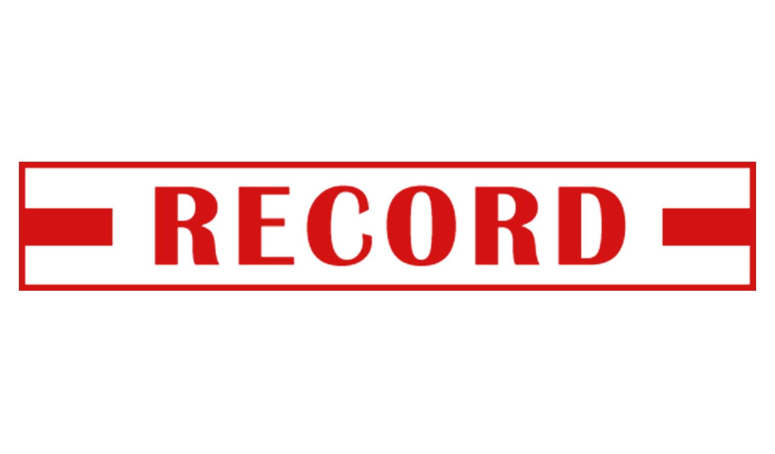 Printtoo Record Self Inking Rubber Stamp Pre-Inked Office Stamp- Home ...