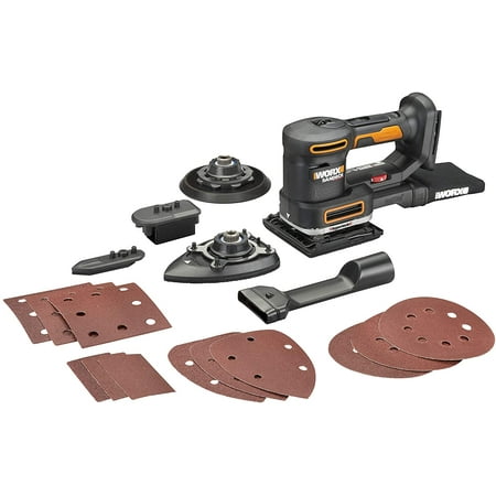 Worx WX820L.9 20V Power Share Sandeck 5-in-1 Cordless Multi-Sander ...