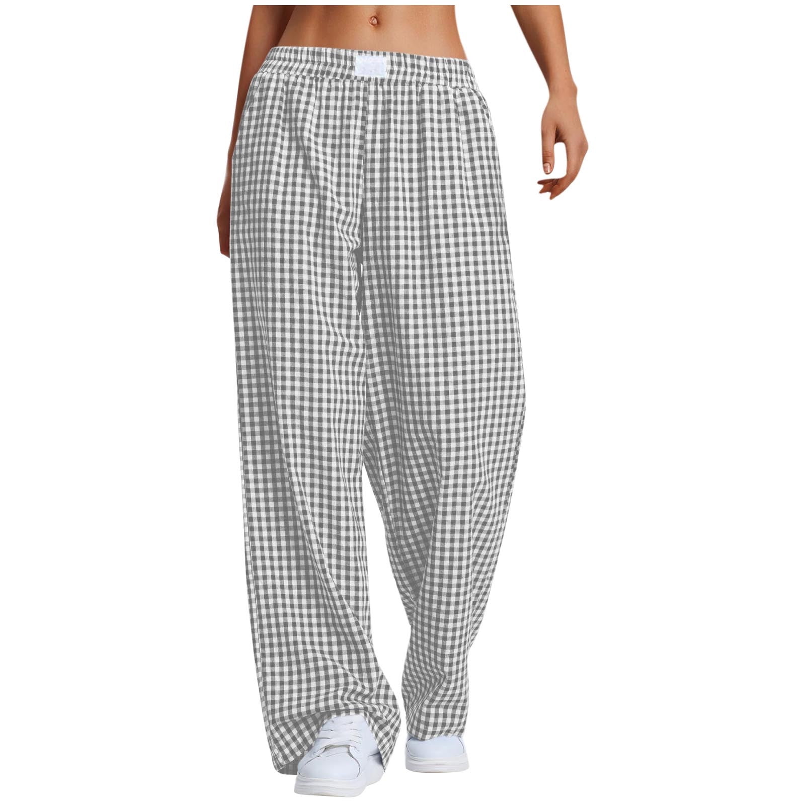 Click here for Annhoo Womens Casual Pajama Pants Plaid Cotton Ela... prices