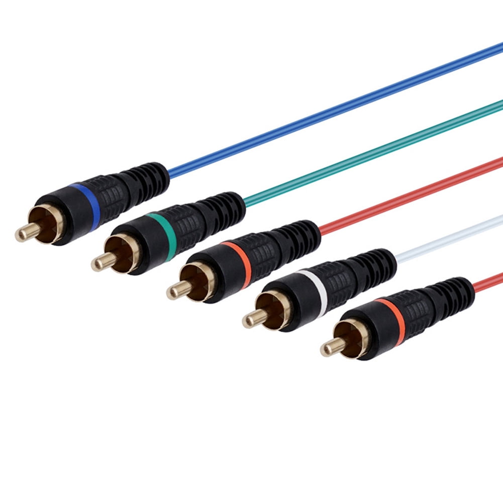 Convertidor de componentes Vídeo componente 5RCA YPbPr Adaptador para ...