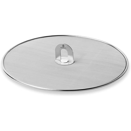 IUIT Grease Splatter Screen for Frying Pan with Fold Flat Knob Fine ...