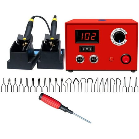 110V 50W Pyrography Machine Multifunction Wood Pyrography Kit Digital ...