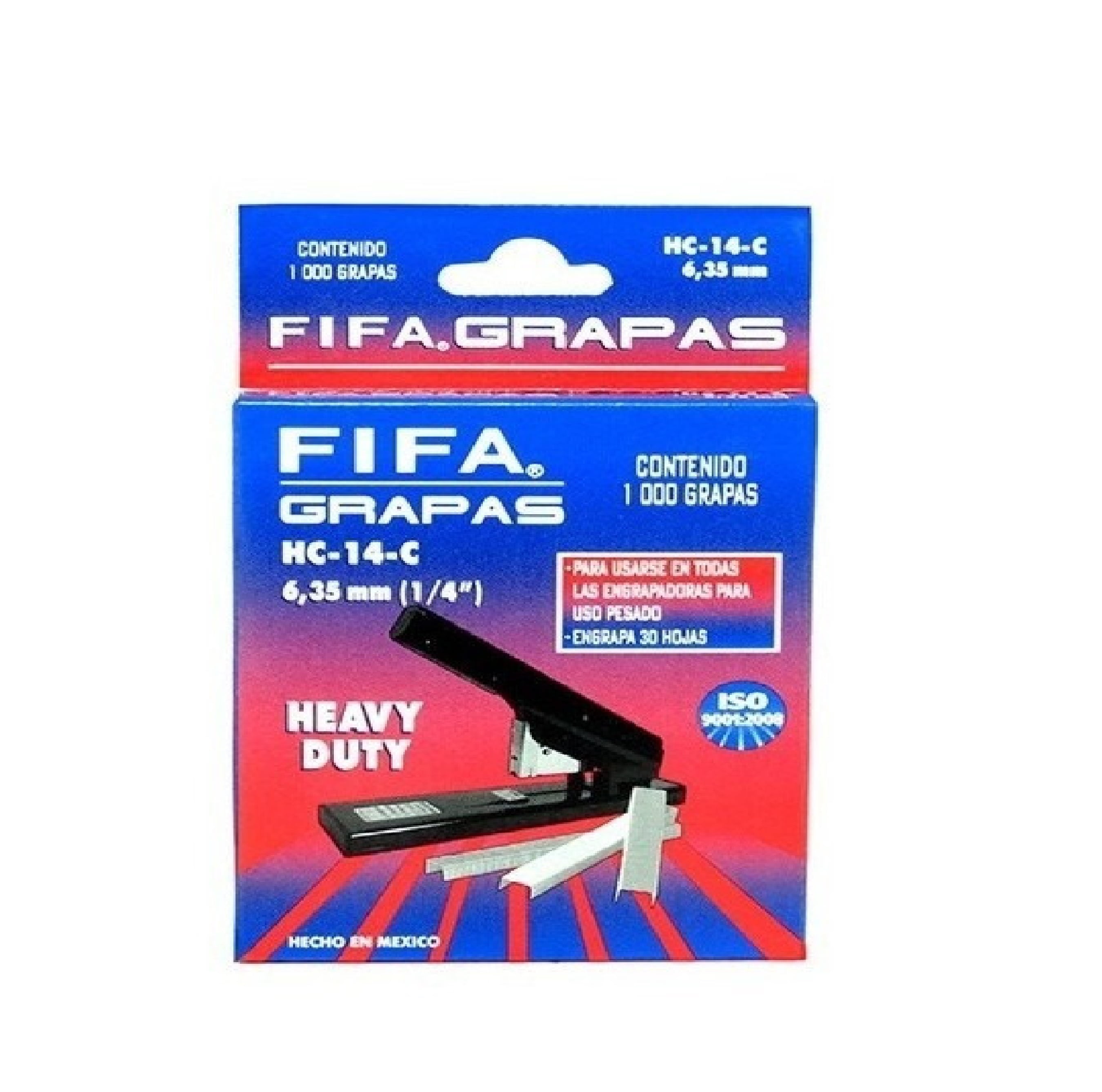 1 Caja de 1000 grapas HC-14-C 6, 35 mm Fifa HC-14-C 6, 35 mm | Walmart ...