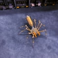 3D Metal Hibernating Venomous Fang Spider B Golden Model Kit, 173PCS ...