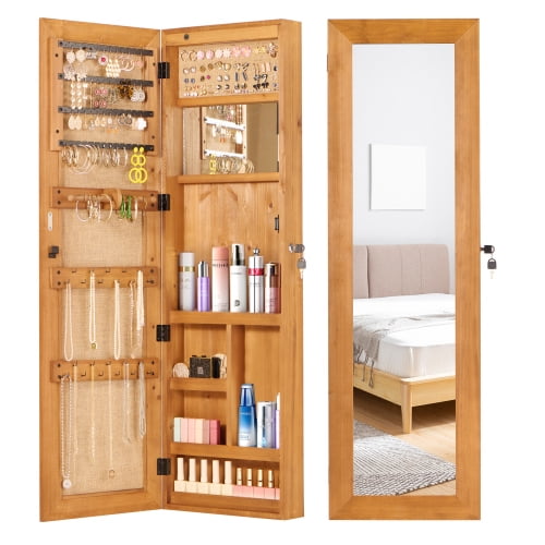 Click here for Yeyun Solid Wood Jewelry Armoire Organizer Cabinet... prices