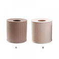 Imitation Rattan Round Tissue Box Single Roll Cover & Dispenser for ...