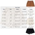 Boys Girls Mom-Approved Casual Shorts, Solid Color Elastic Waist ...
