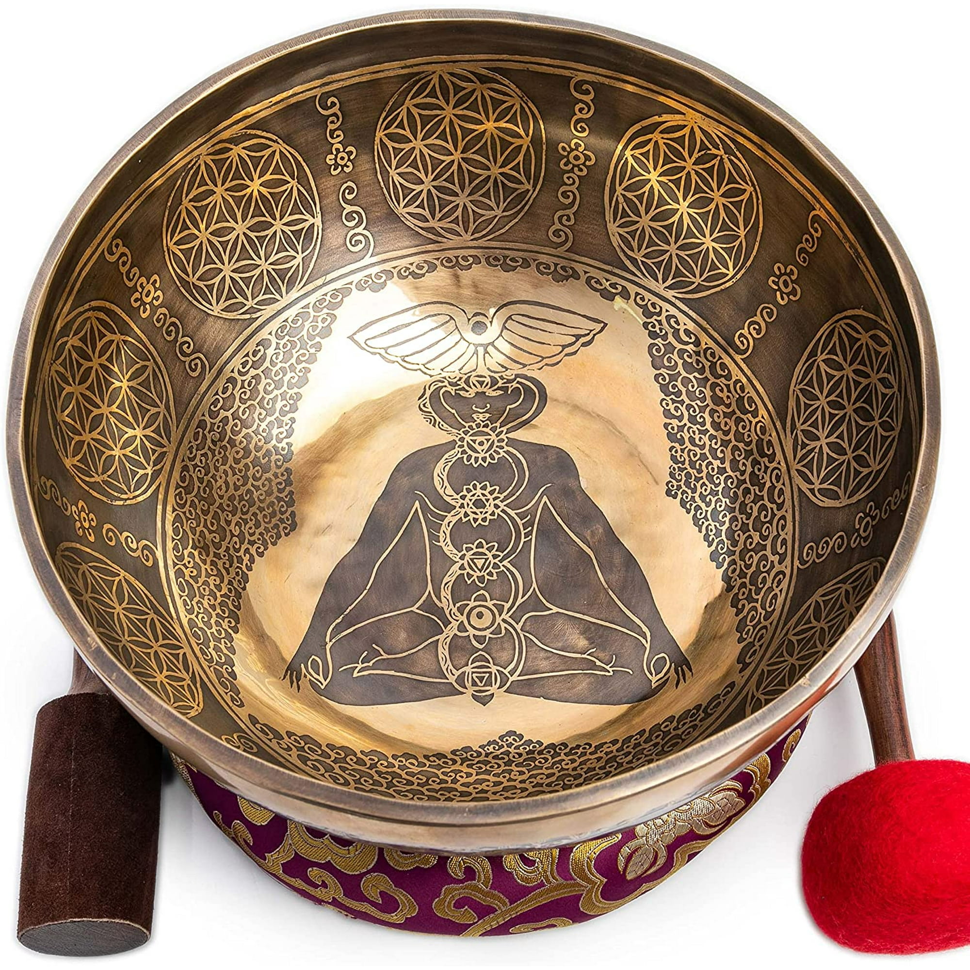 Click here for The Himalayan Bazaar Large Tibetan Singing Bowl Se... prices
