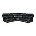 Infinity 3 Piece Transitional Faux Curved Living Room Reclining ...
