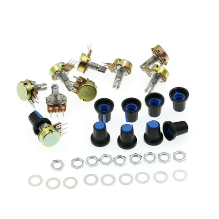 mmirethe 9 Pieces Potentiometer Good Toughness Resistor Adjustable ...