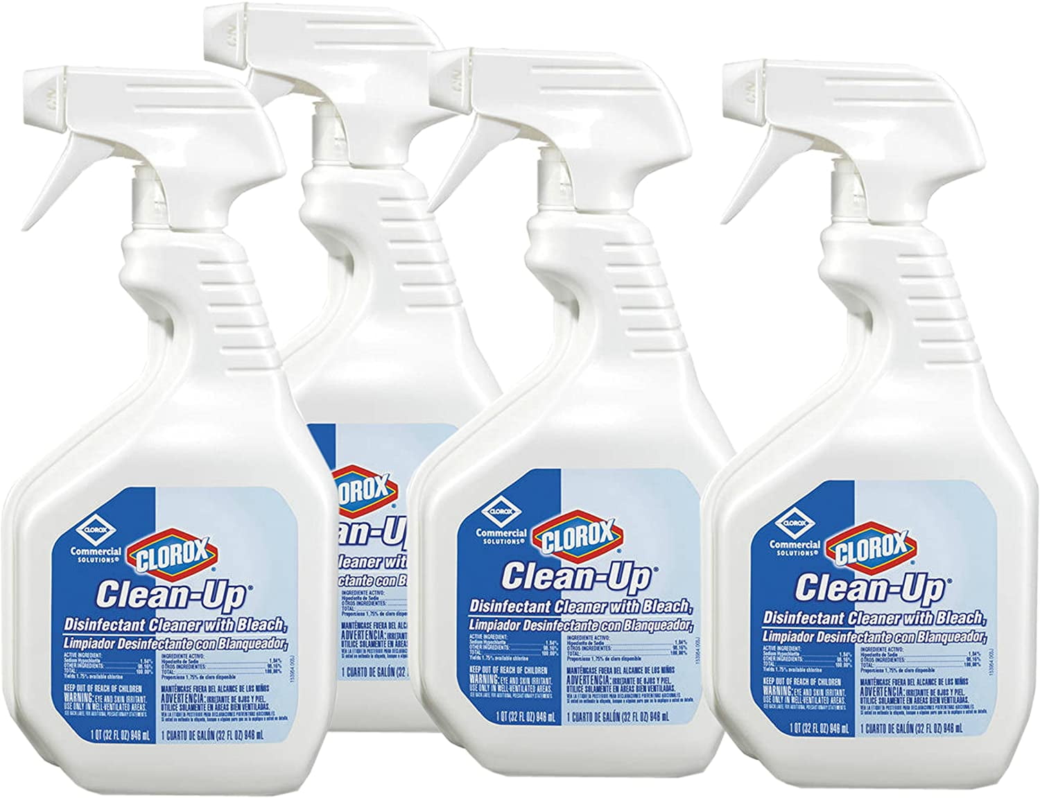 Clorox 35417EA Clean-Up Disinfectant Cleaner with Bleach, 32 fl oz ...