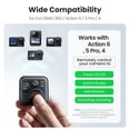 Camera Remote Control for Osmo 360 /Action 6/5 Pro/4 Action Camera ...