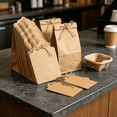 CCOCC 2026 New 100 Pcs Brown Kraft Paper Gift Tags Wedding Scallop ...