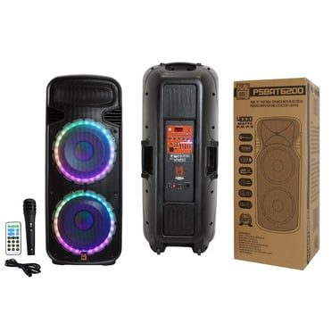 MR DJ SYNERGY18 18" 5500W 2-Way Powered Active Speaker 8 Ohm Stage ...