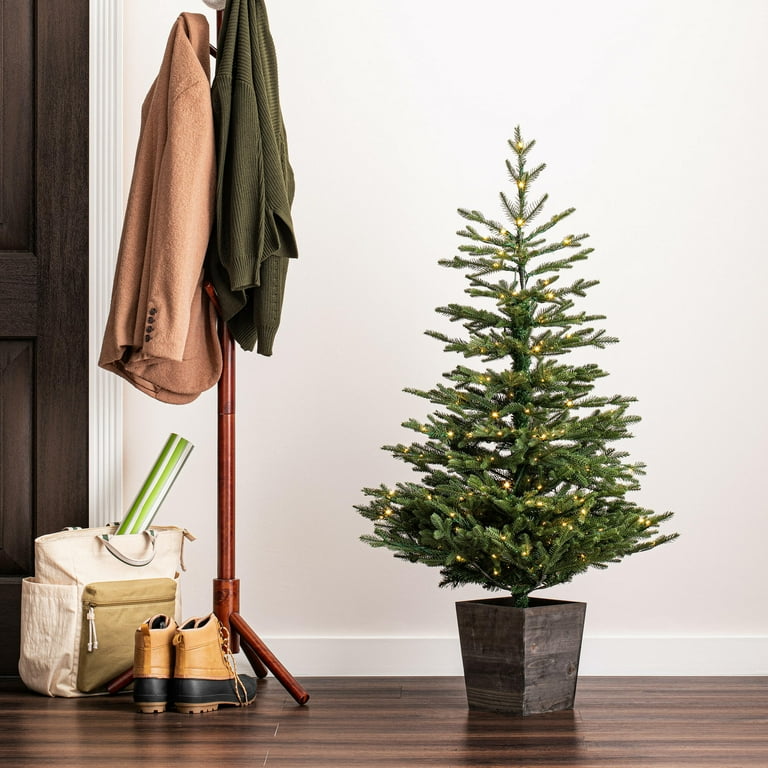 Vickerman Christmas Trees Potted Vickerman 30" Flocked Anoka Pine