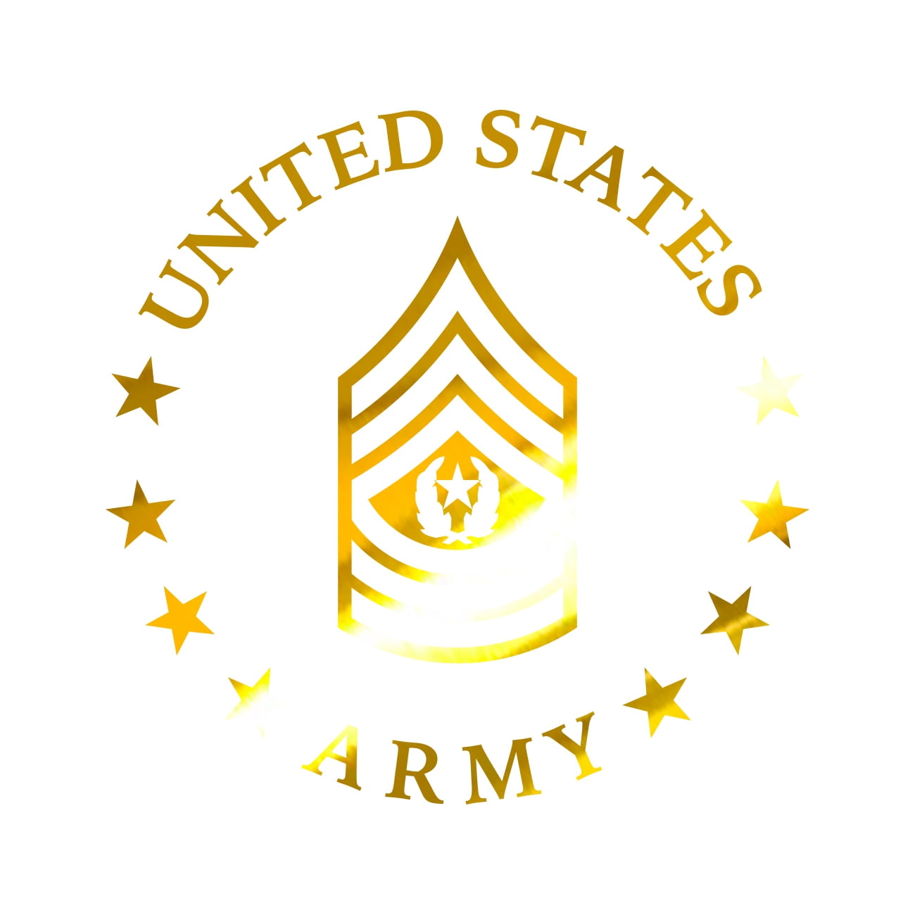 E-9 Sergeant Major of the Army US Army Rank Sticker Decal Die Cut ...