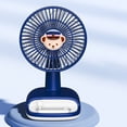 Kieccall USB Rechargeable Desktop Cute Fun Fan Mini Personal Cooler For ...
